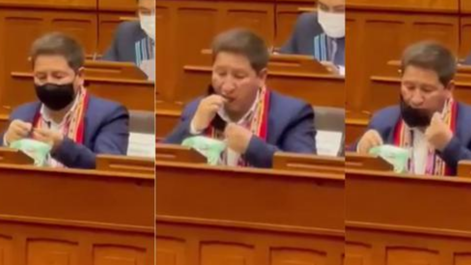 Premier Guido Bellido es captado chacchando hojas de coca - Primera ...