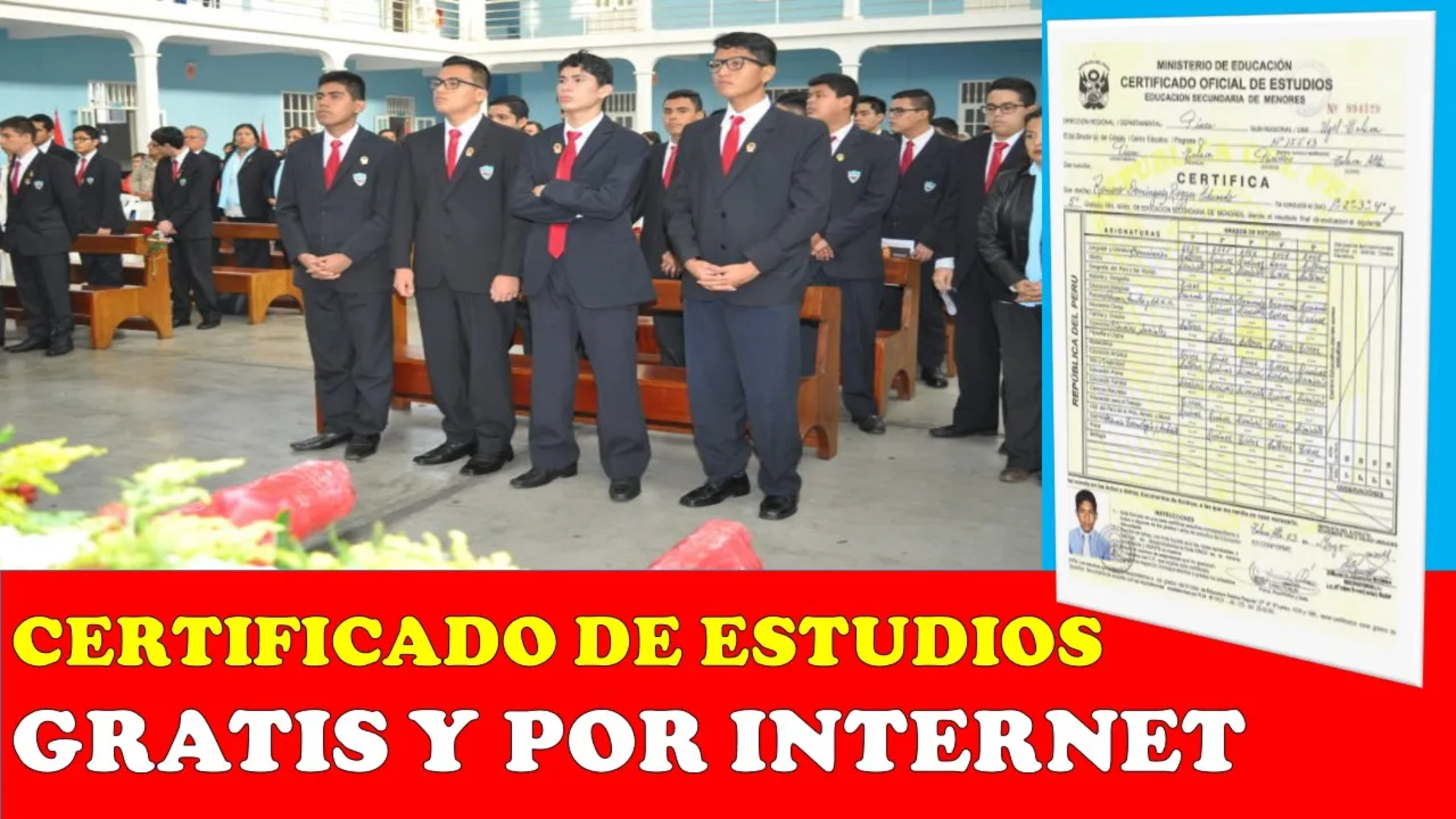 CERTIFICADO VIRTUAL 2022: Cómo tramitar mi Certificados de Estudios y ...