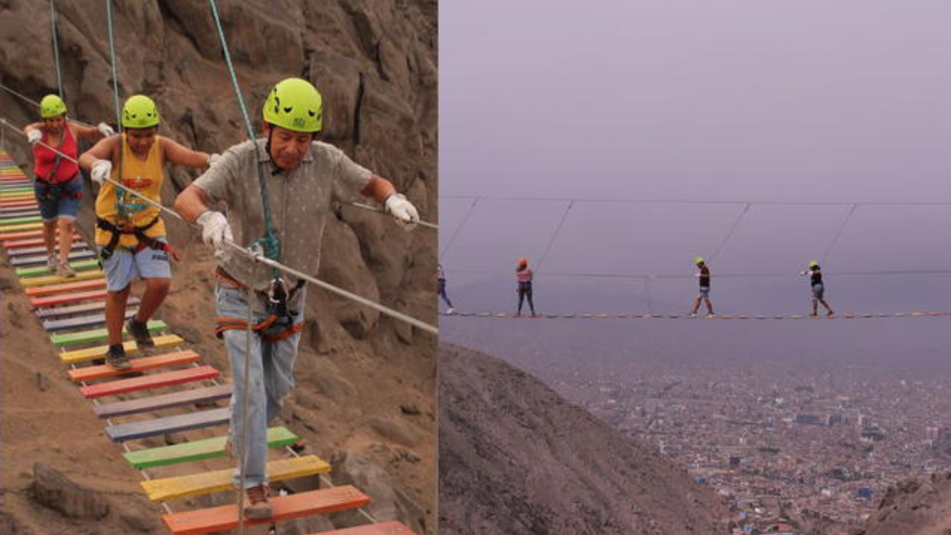 Puente colgante en San Juan de Lurigancho, aumenta el turismo de Lomas ...